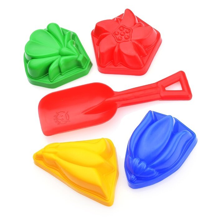 Формочки "Набор малый" (4 формочки + совочек)