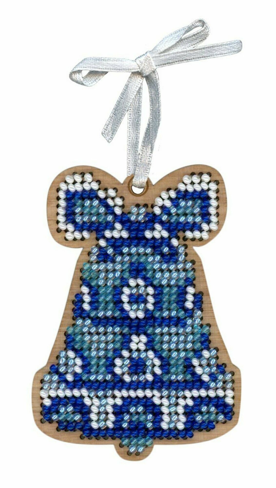 Вышивка Ёлочная игрушка. Морозный звон 7x5 см.