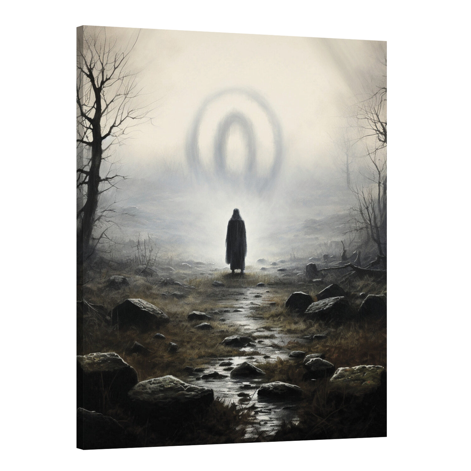 Интерьерная картина 50х70 "Имболк: тайная встреча"