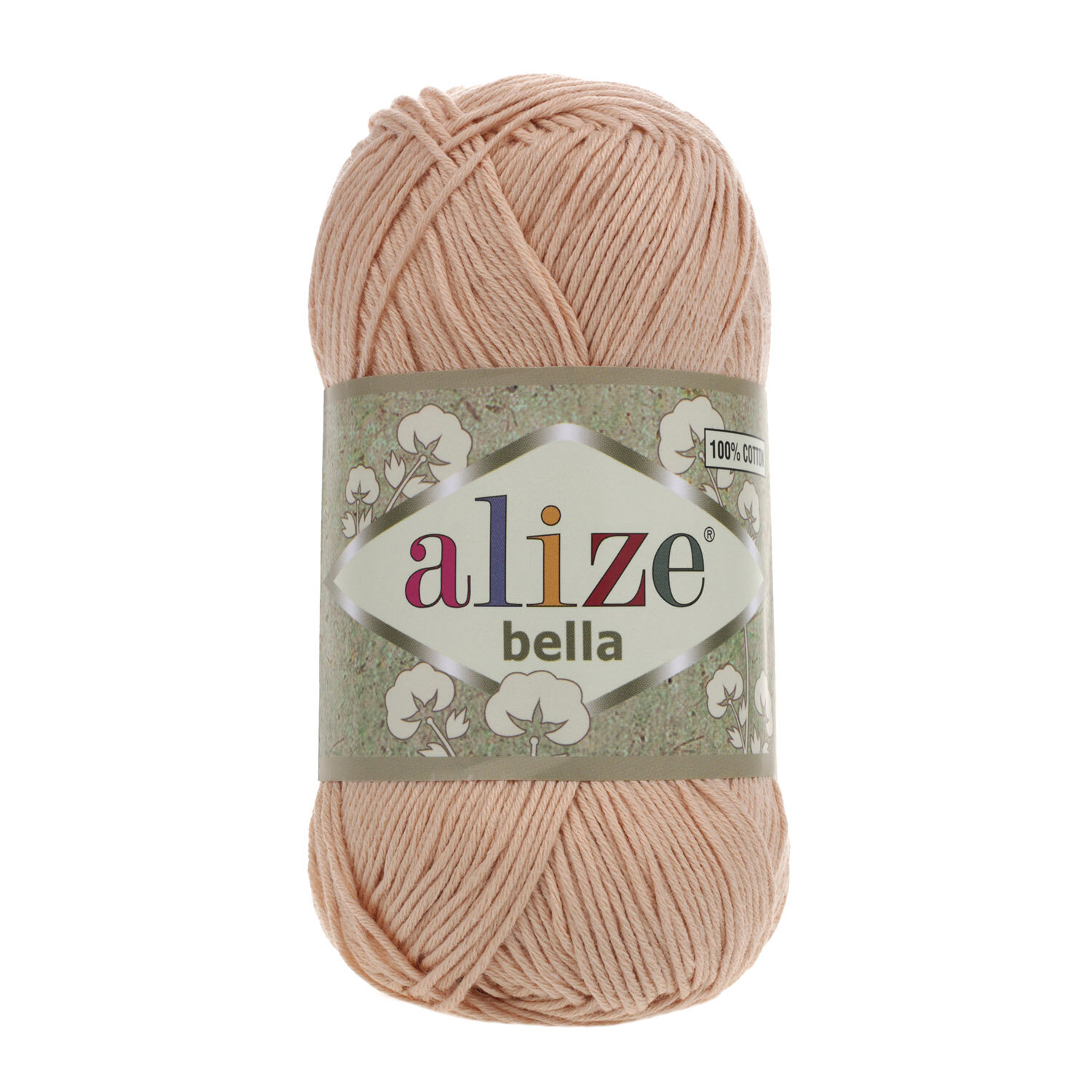Пряжа Alize Bella, 417 нагой, 100% хлопок, 50 г, 180 м, 1 шт