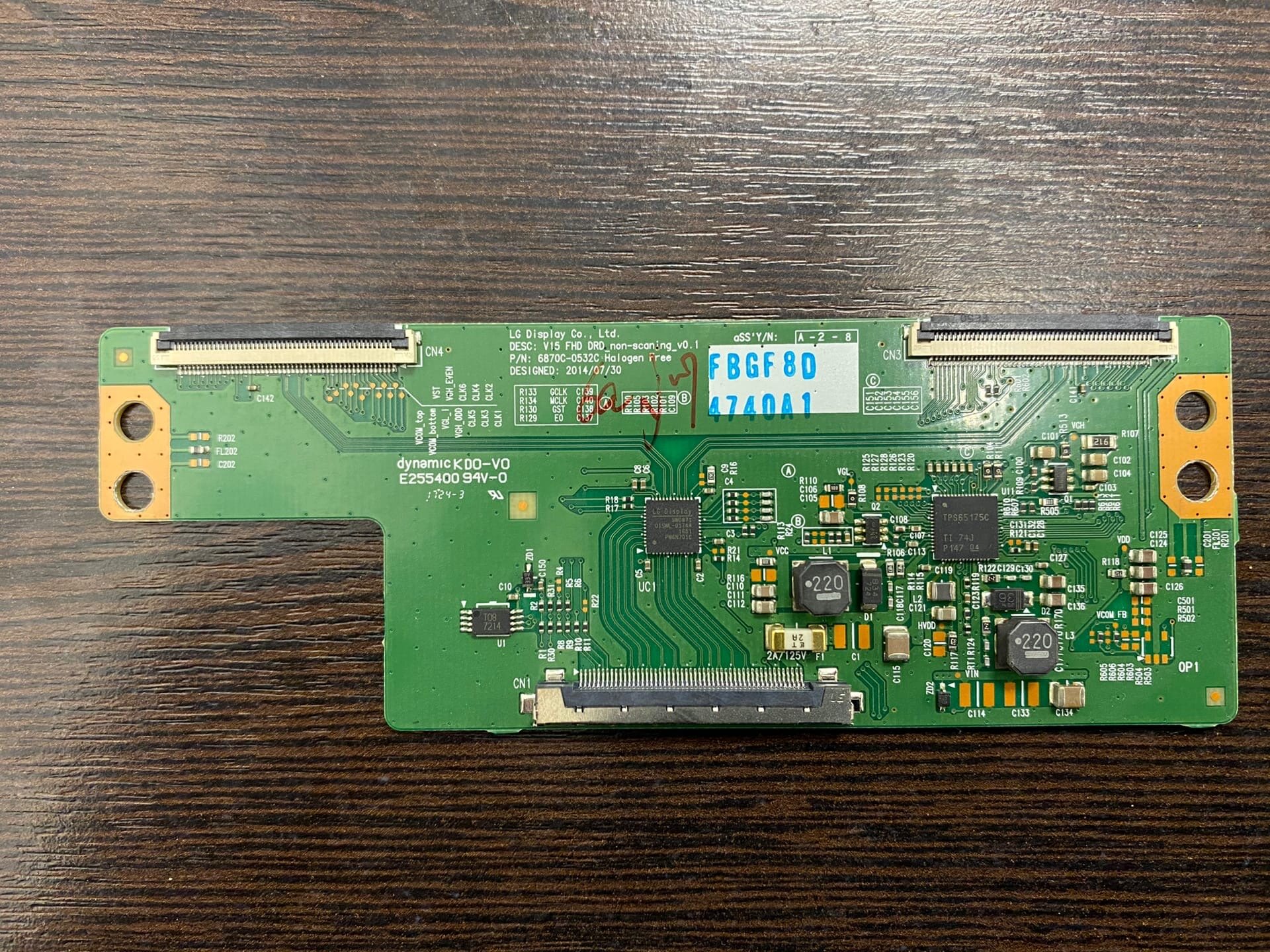 T-CON (6870C-0532A) для телевизора LG 42LK5100PLB Б/У с разбора