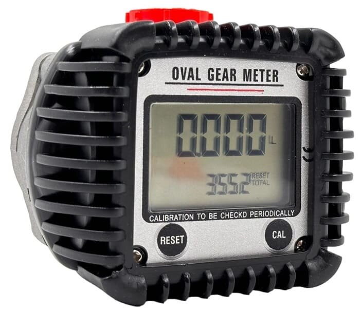 Petroll OGM-15E - счетчик электронный учета дизельного топлива и масла алюминиевый корпус (1-30 л/мин)