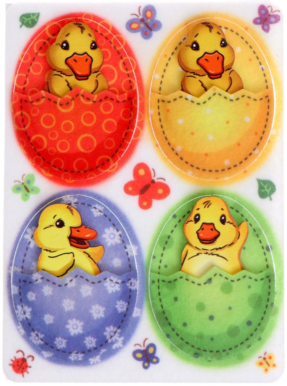 Развивающая мини-игра Smile Decor "Утята", игрушка из фетра для сюжетных игр, развитие внимания и мелкой моторики