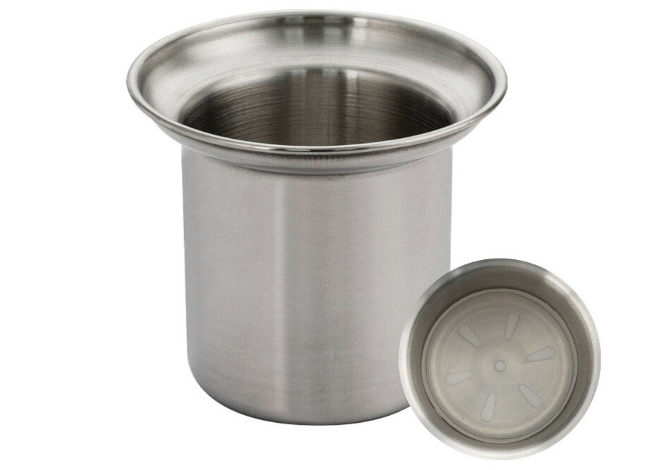 Стакан - колба для ёршика санакс 12299 сатин без крепежа