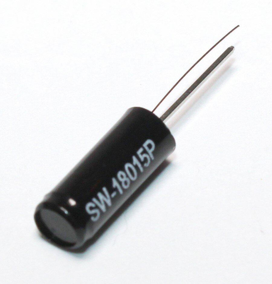 Датчик наклона SW-18015P, угол 15°, отклик 0,002 с, 12 В, RUiCHi