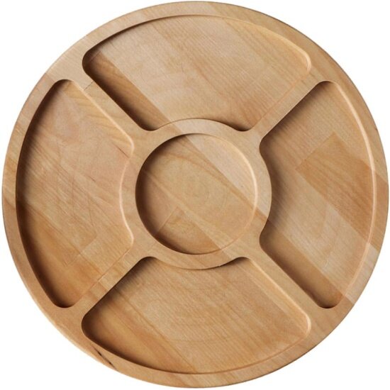 Менажница пятисекционная Mallony 28 см (берёза)