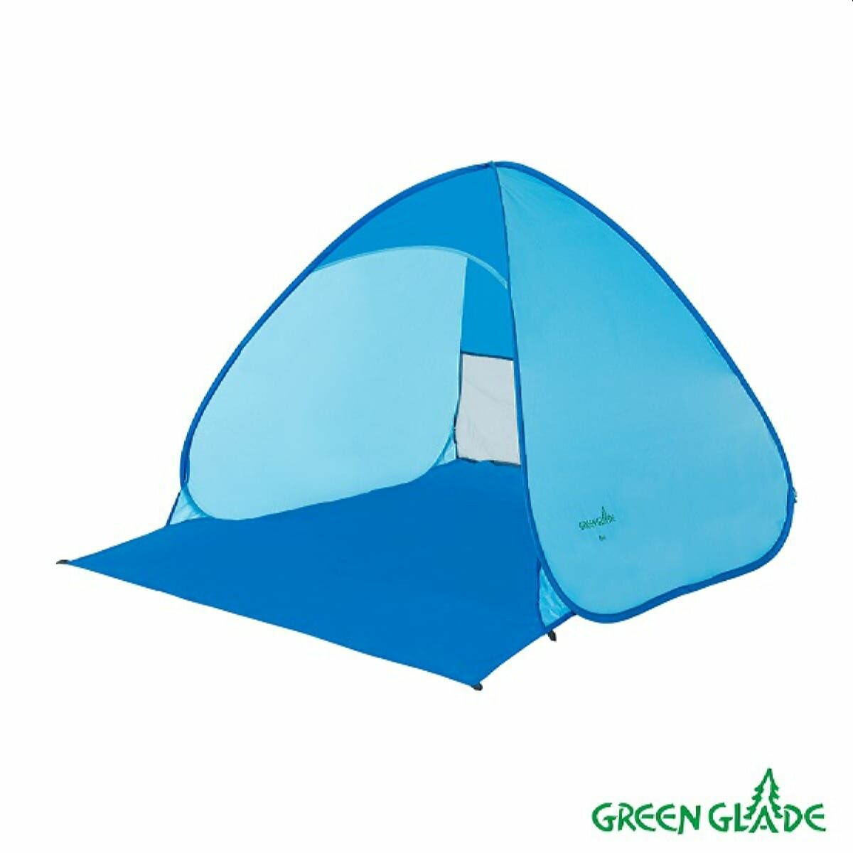 Палатка туристическая раскладная пляжная летняя, беседка от солнца переносная кемпинговая и рыболовная, шатер зонт двухместный для отдыха