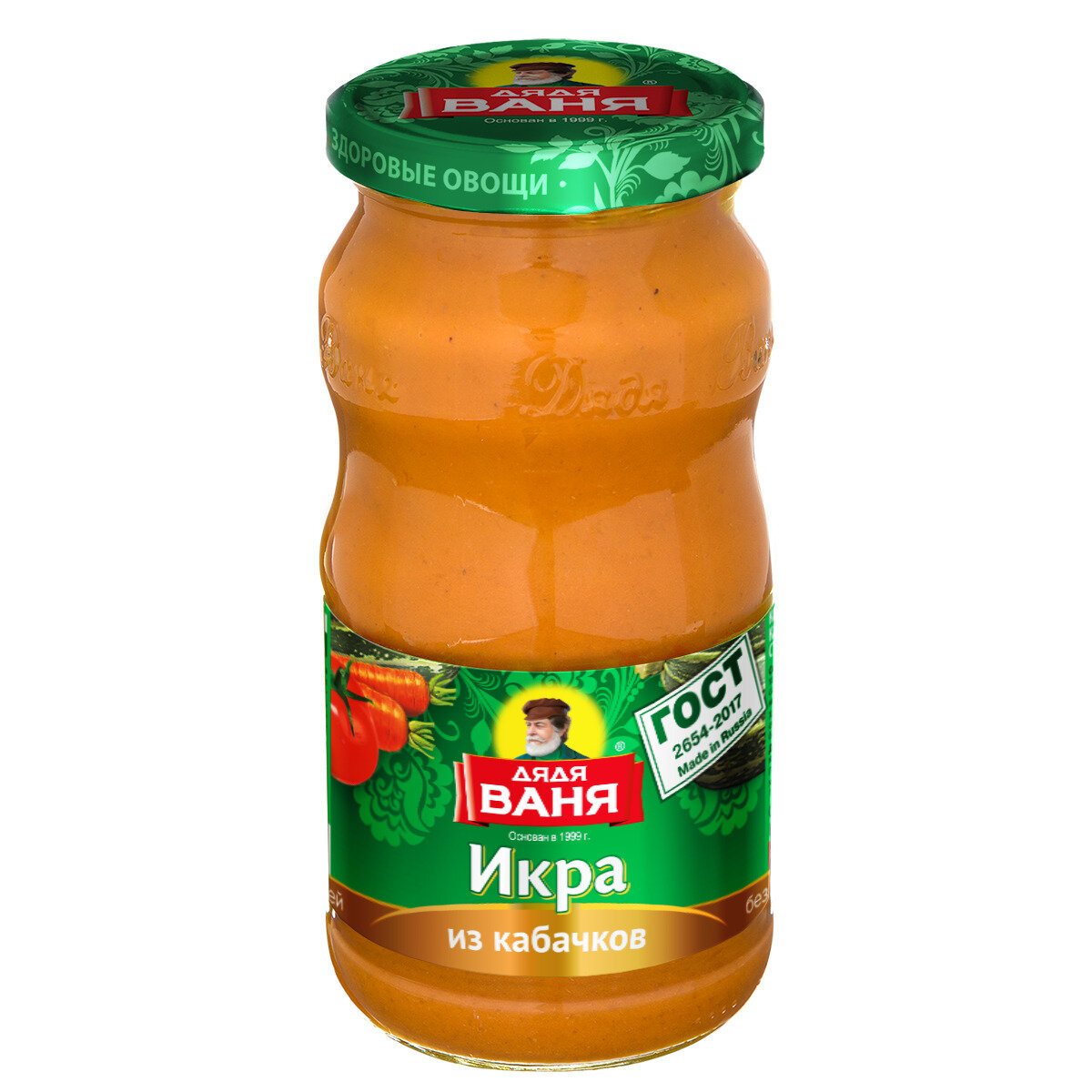 Икра Дядя Ваня из кабачков 460 г x 3 упаковки