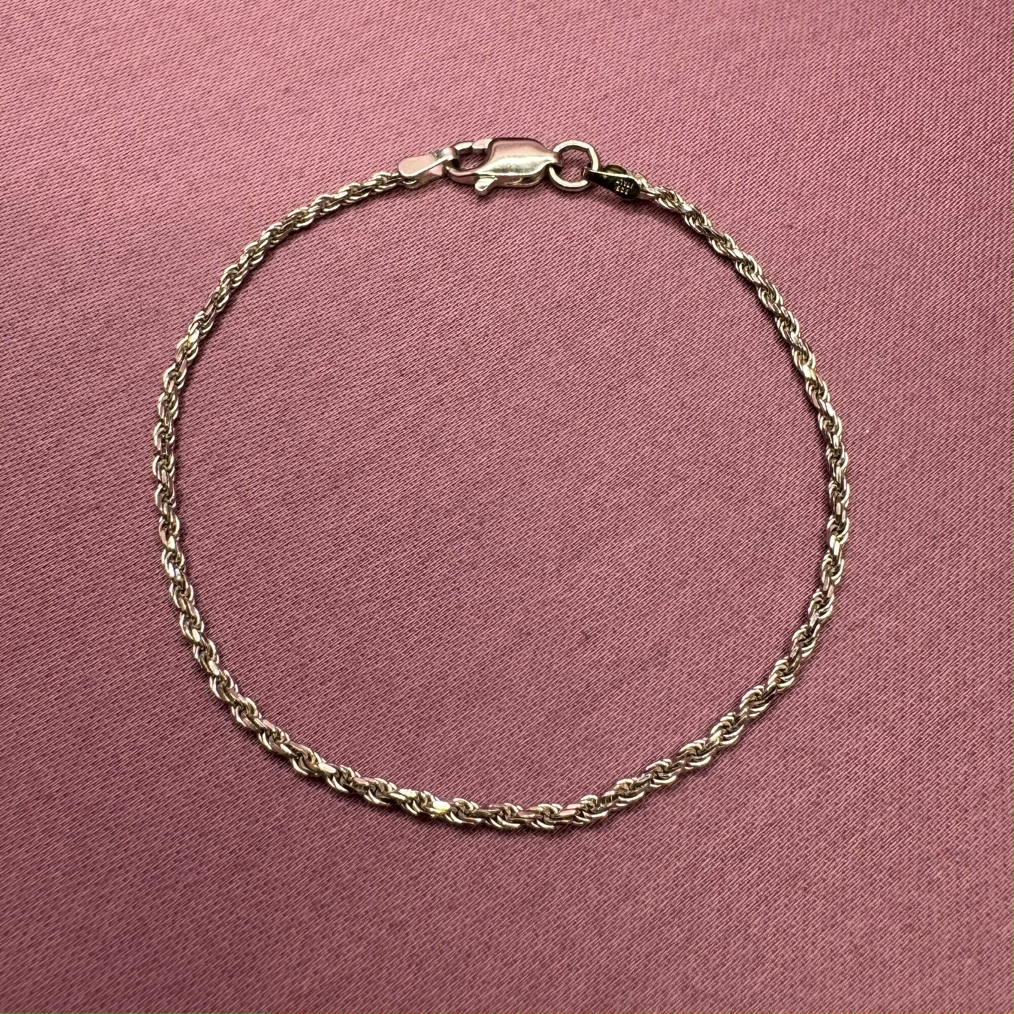 Браслет, серебро, 925 проба, родирование