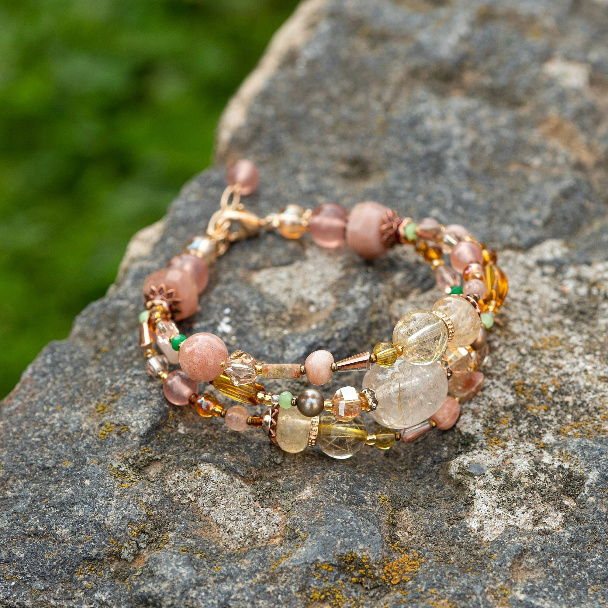 Браслет, цитрин