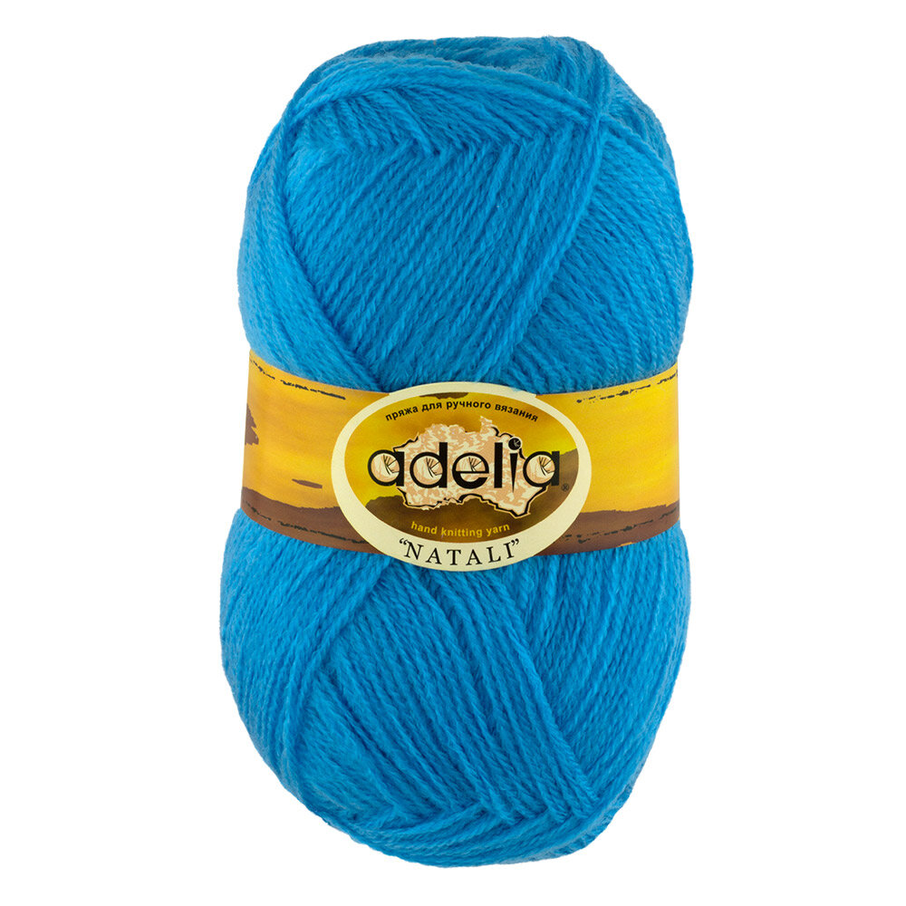 Пряжа ADELIA "NATALI" 100% акрил 50 г 300 м №27 яр. голубой
