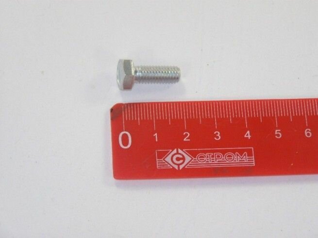 Болт М 6*16 успокоителя цепи (кор) 2101, шарнира перед. дв, задн. с/очист. 2108 (уп.10 шт)