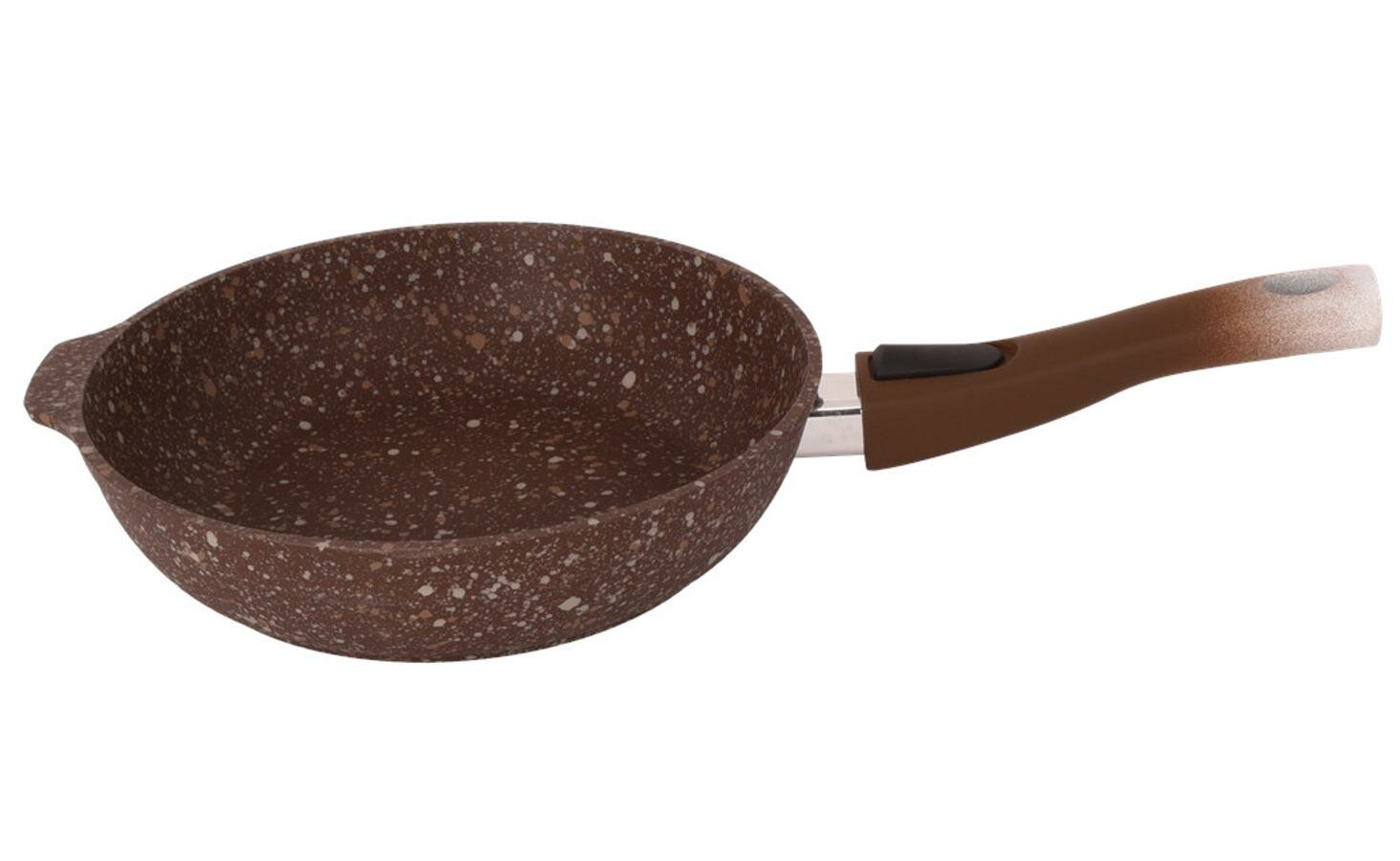 Сковорода "Kukmara" Elite Stone - литая со съемной ручкой 26см