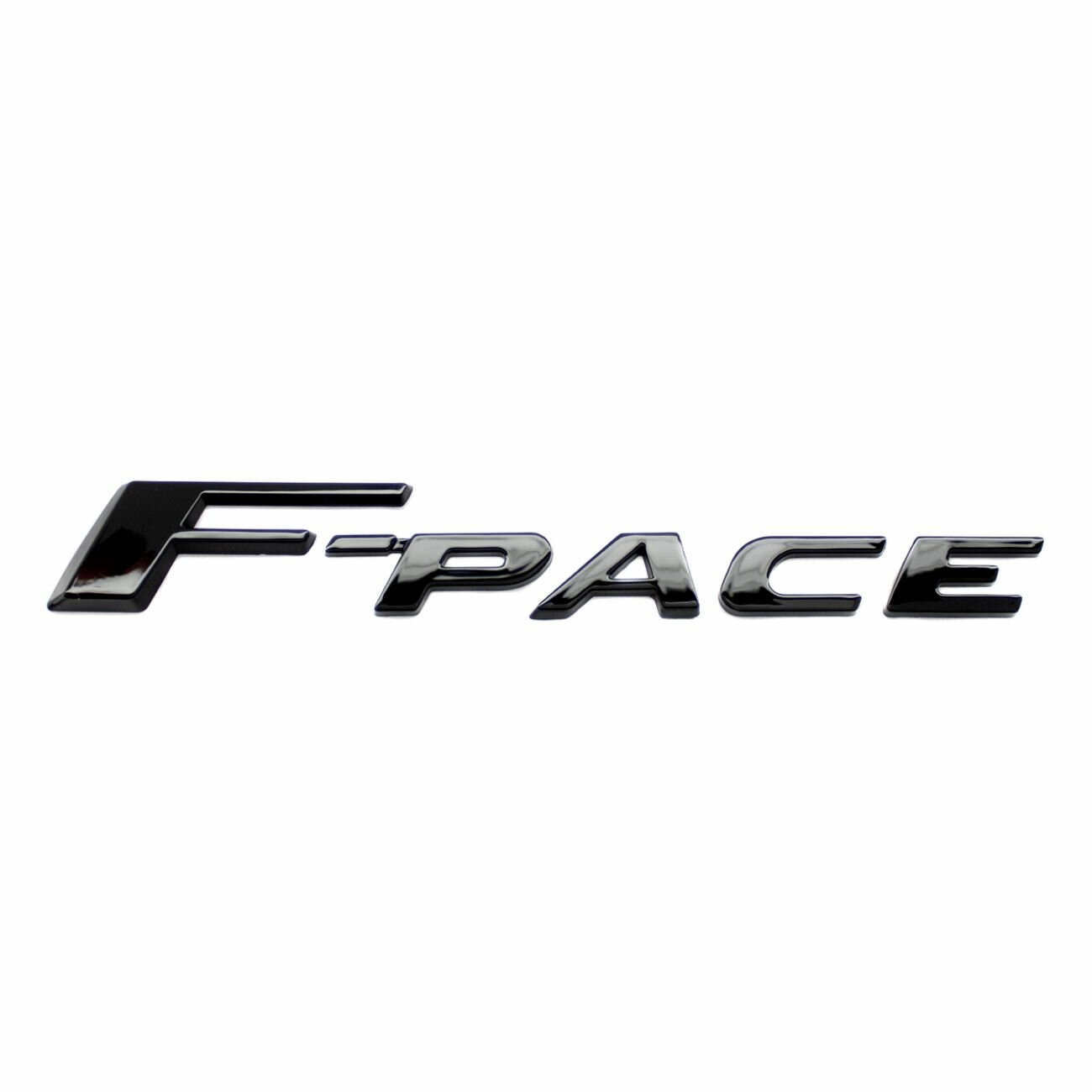 Шильдик на багажник для Jaguar F-pace черный