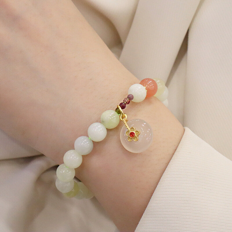 Браслет для гадания, YM Mall из агата с медведем синий приносит стиль