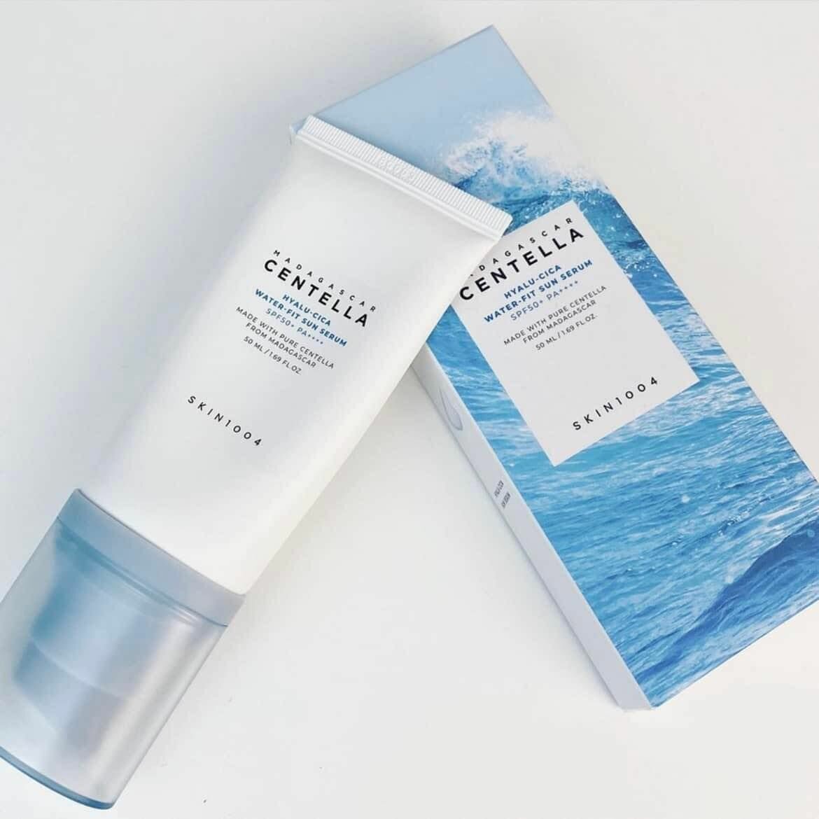 Skin1004 Солнцезащитный крем сыворотка Madagascar Centella Hyalu-Cica Water Fit Sun Serum SPF 50 PA++++ 50 мл.