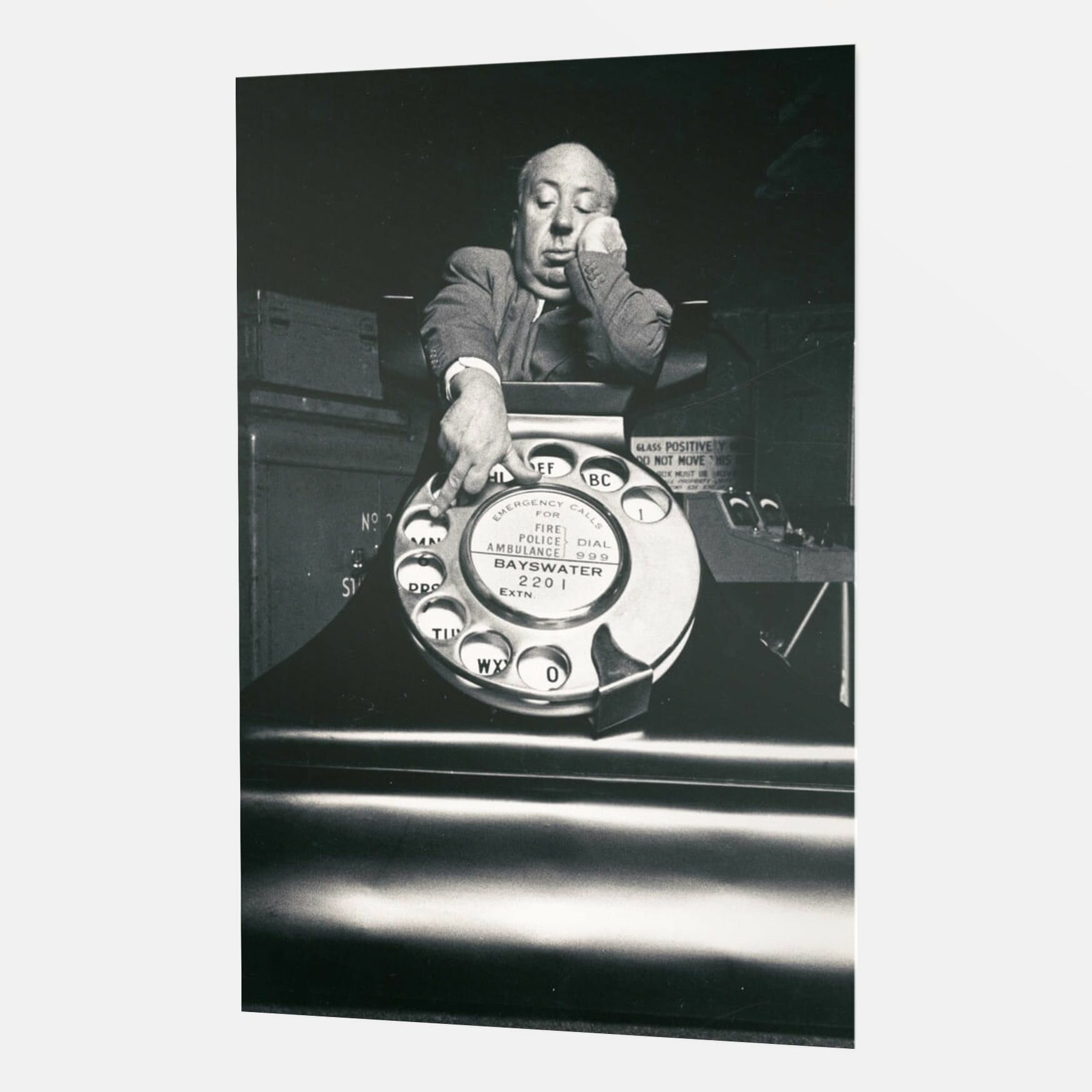 Постер (плакат) Альфред Хичкок 40x60 см. от Poster4me