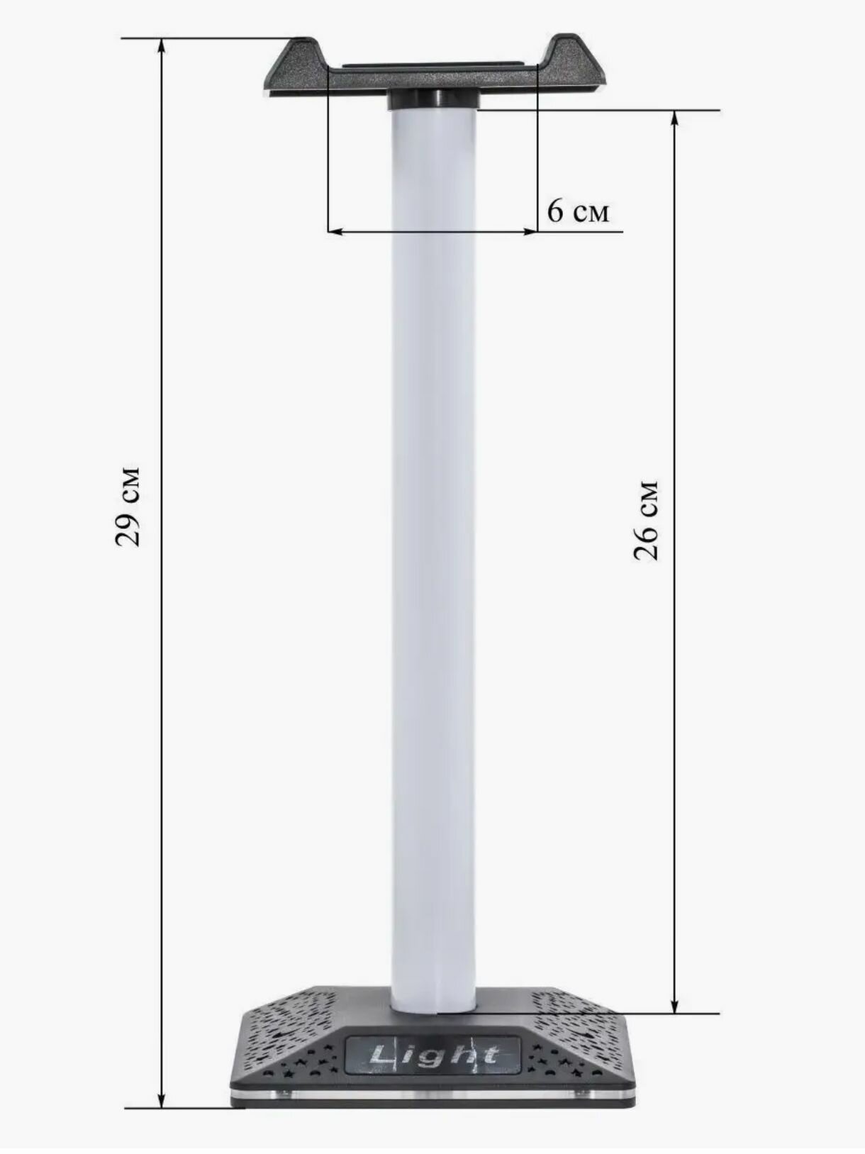 Подставка для наушников с RGB подсветкой и тремя портами