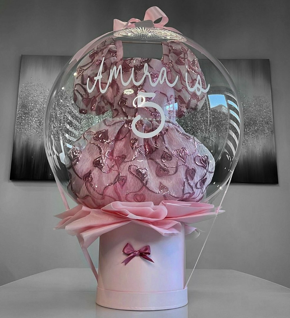 Бабл-бокс с платьицем для принцессы