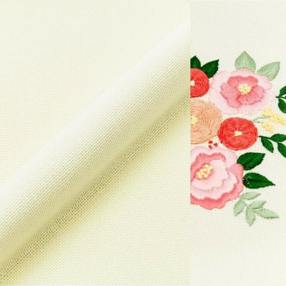 Канва для вышивания DMC MO241BX-744 Evenweave 25ct - в упаковке, 38.1 x 45.7 см