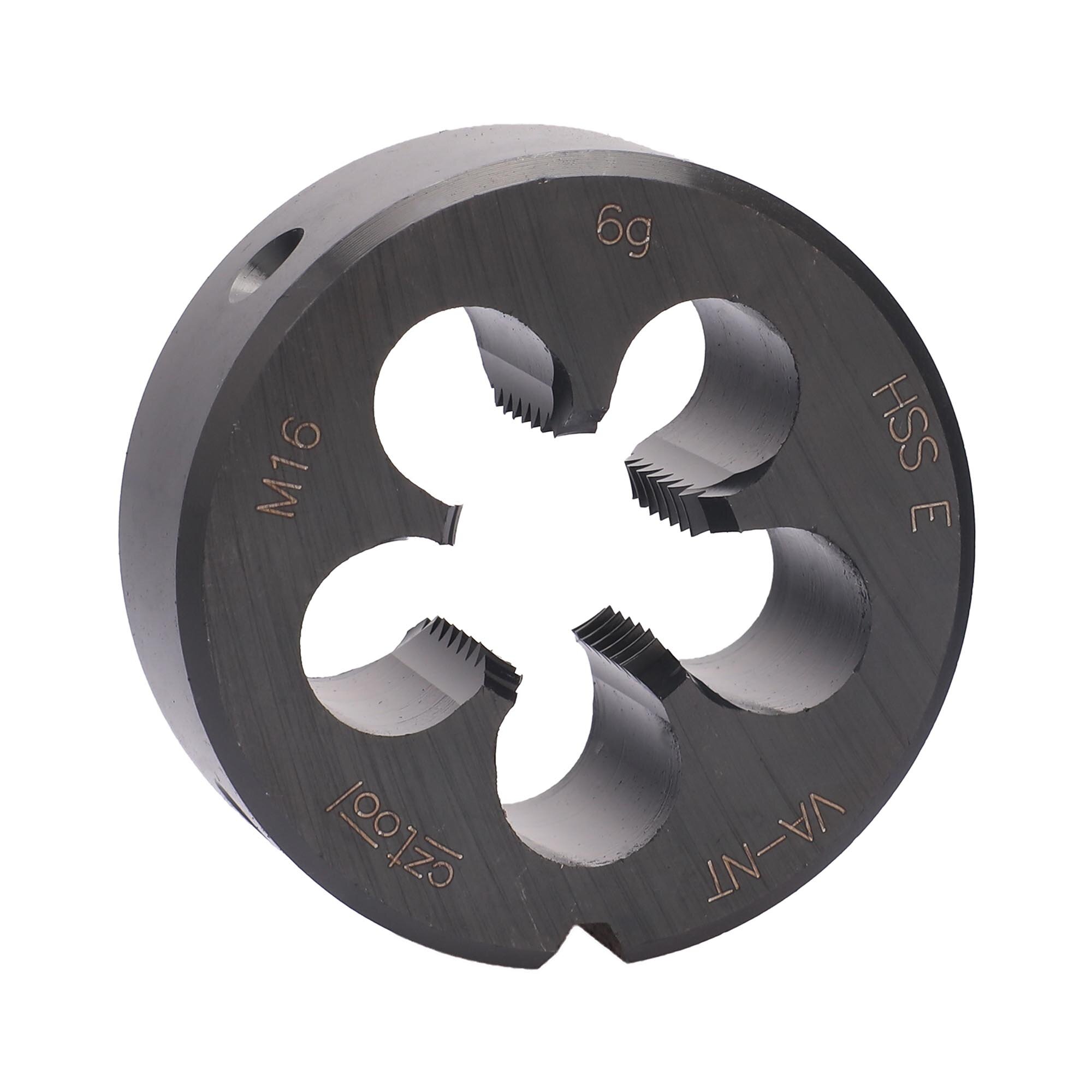 Плашка с стружколомом Bucovice Tools М16х2,0 HSSE-VA-NT DIN EN 22568 6g 45х18мм 301160