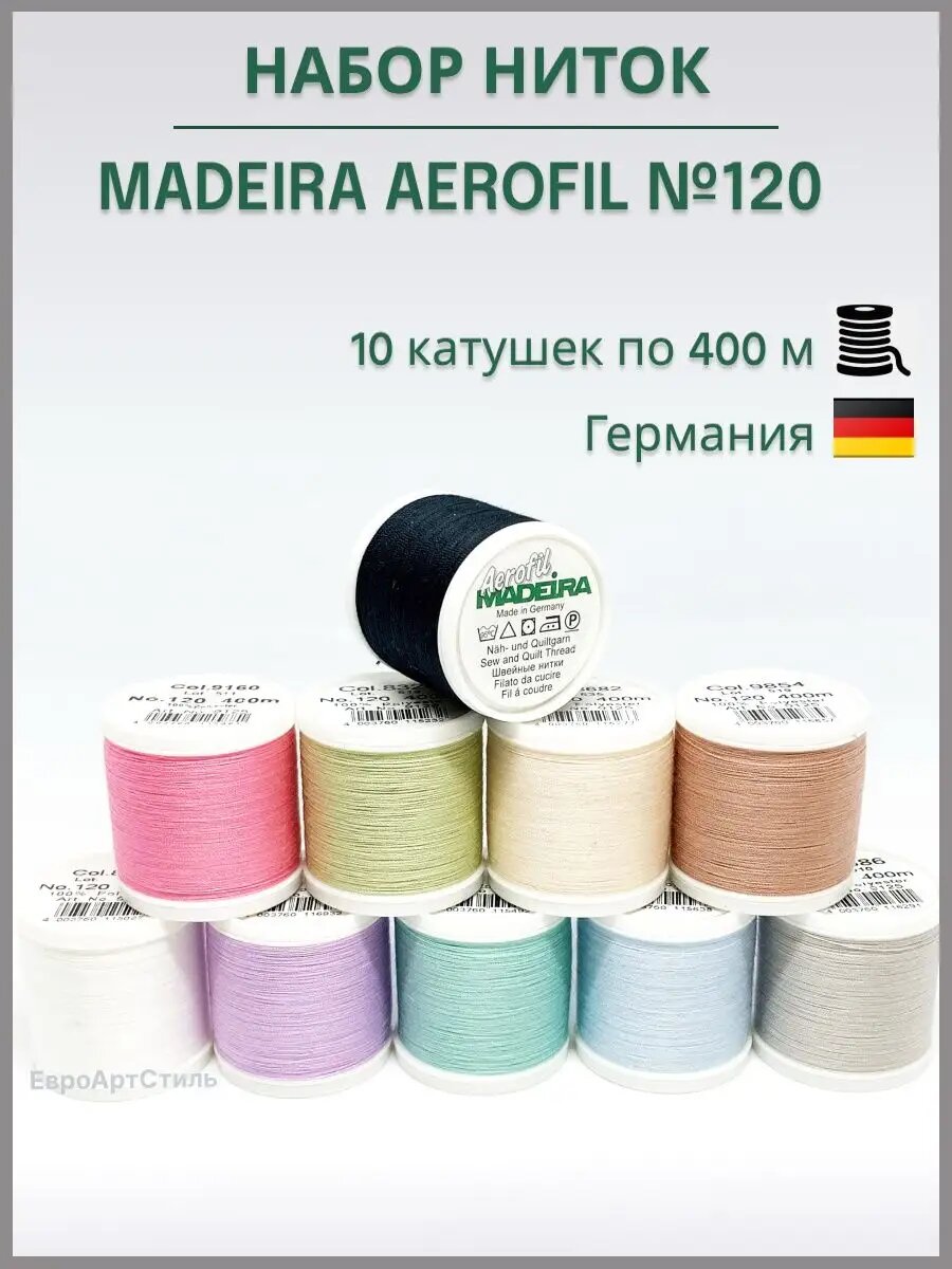 Нитки для рукоделия, шитья, оверлока