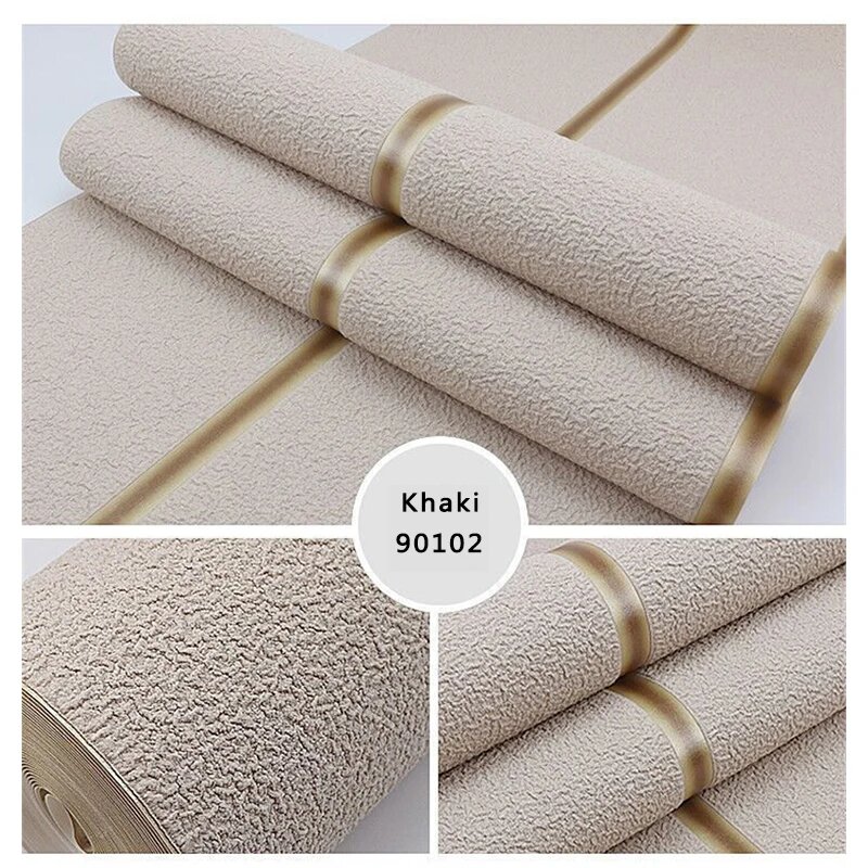 Текстильные обои DZQ бархатные из оленьей кожи 3D полоса 90102, 0.53mx 2m