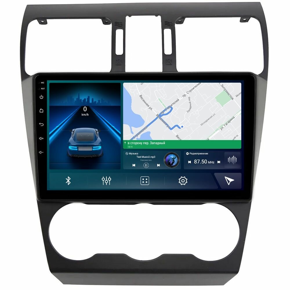 Магнитола CRS-300 Subaru Forester 4 SJ 2015-2018, Impreza 4, XV 2015-2017 с Android 13, 4/32Gb память, 8 ядерный процессор, Carplay, DSP, 4G модем (Sim)