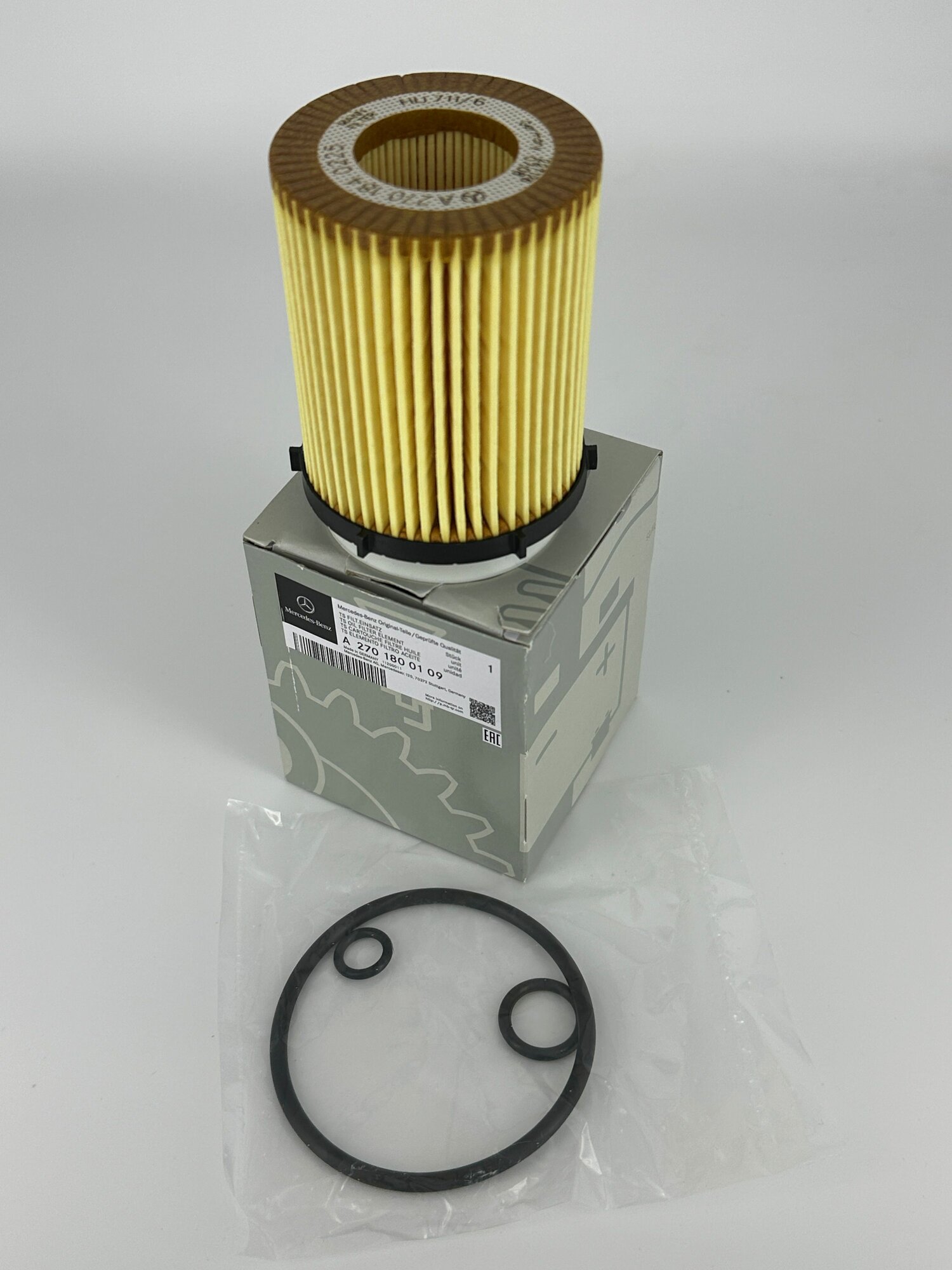 Фильтр масляный для MERCEDES BENZ A 270 180 01 09