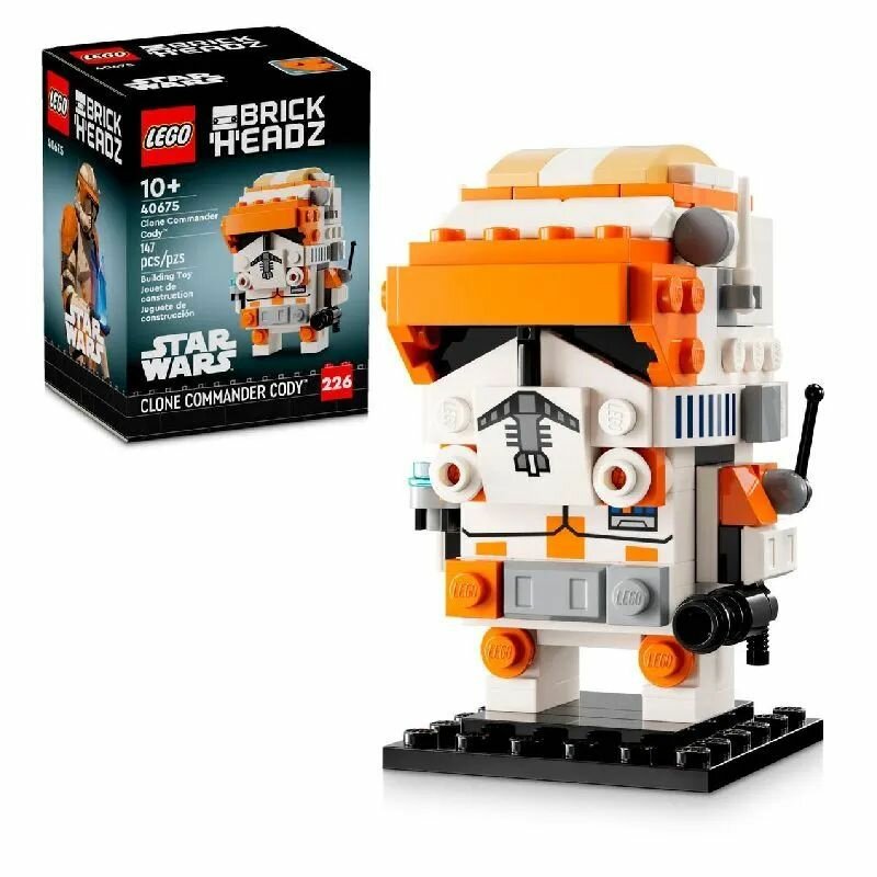 Конструктор Lego 40675 BrickHeadz Звездные Войны: Командир клонов Коди,147 деталей,10+