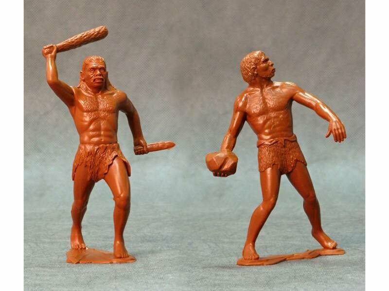 Фигуры Пещерные люди, набор №2 из 2 фигур, 150 мм