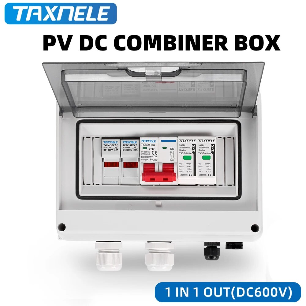 Комбинированный блок APNEU 16A DC MCB 600В