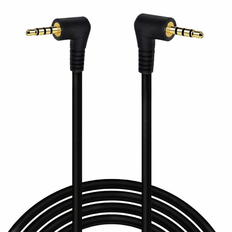 4 секции аудиокабеля диаметром 2,5 мм -1,8 м-двойной отвод