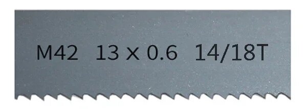 1 шт. настраиваемые профессиональные биметаллические ленточные пилы M42, 14--18Tpi, Length 1640mm