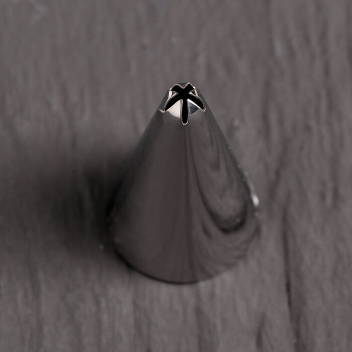 !09 Набор 2 предмета - Насадка кондитерская, d=2,5 см, вых.0,6 см. нержавеющая сталь