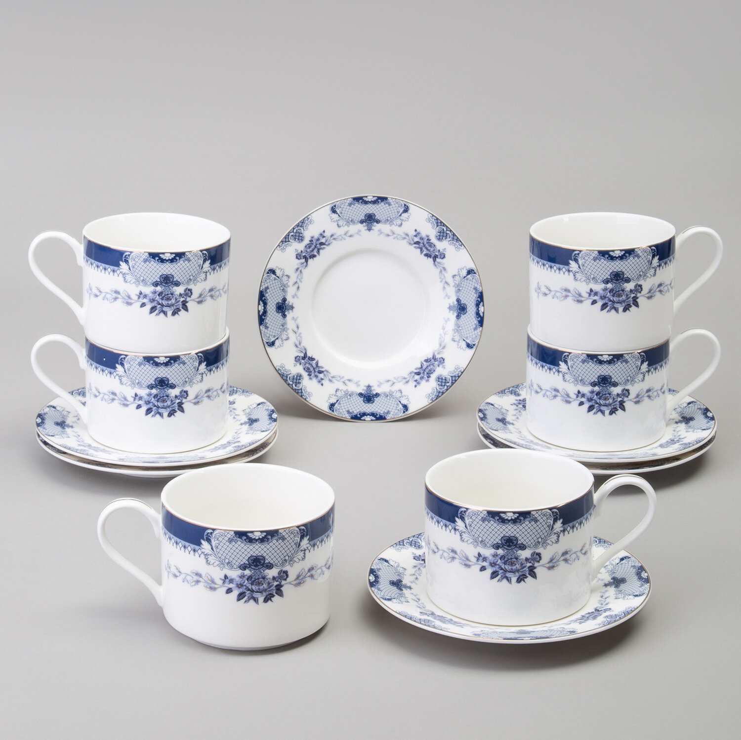 Чайный набор lefard rendezvous на 6 пер. 12 пр. 350 мл KSG-165-581