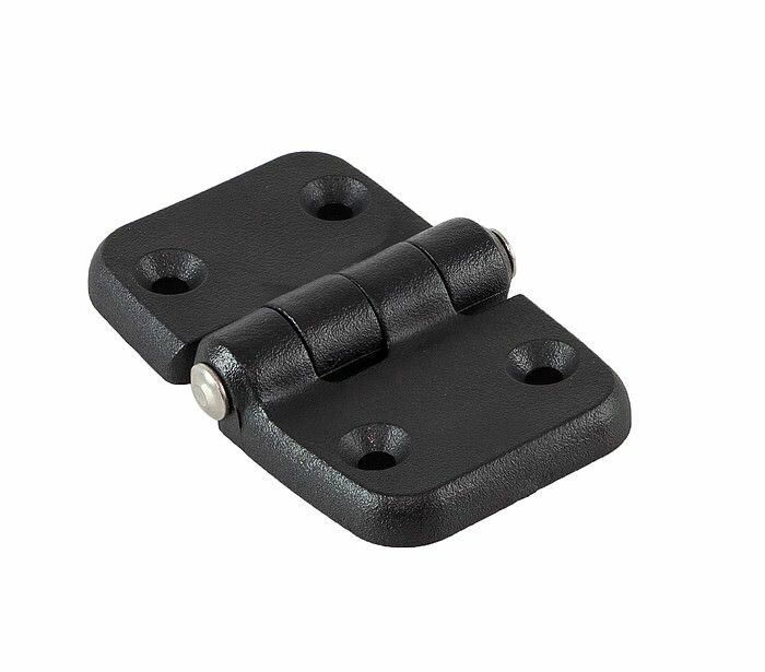 Петля Easterner C88011, 80 х 50 х 15.5 мм, пластик, черный