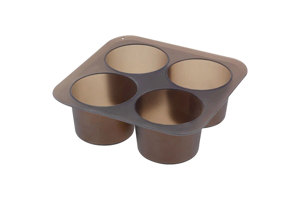 Mallony SKANDI форма для льда 4 круглые ячейки 107656 компактная на кухне и в офисе