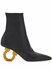 Ботильоны Salvatore Ferragamo Elina 70, размер 8, черный