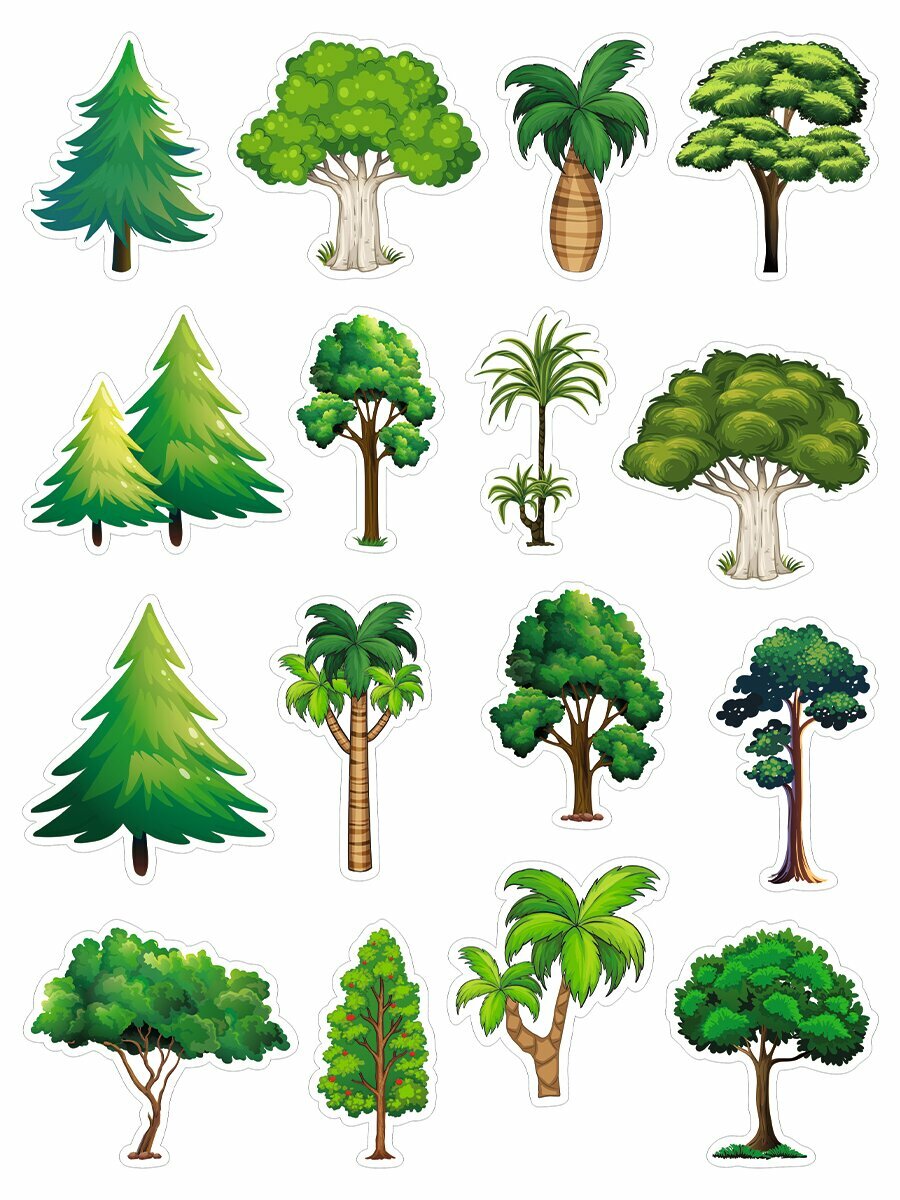 Наклейка интерьерная Деревья