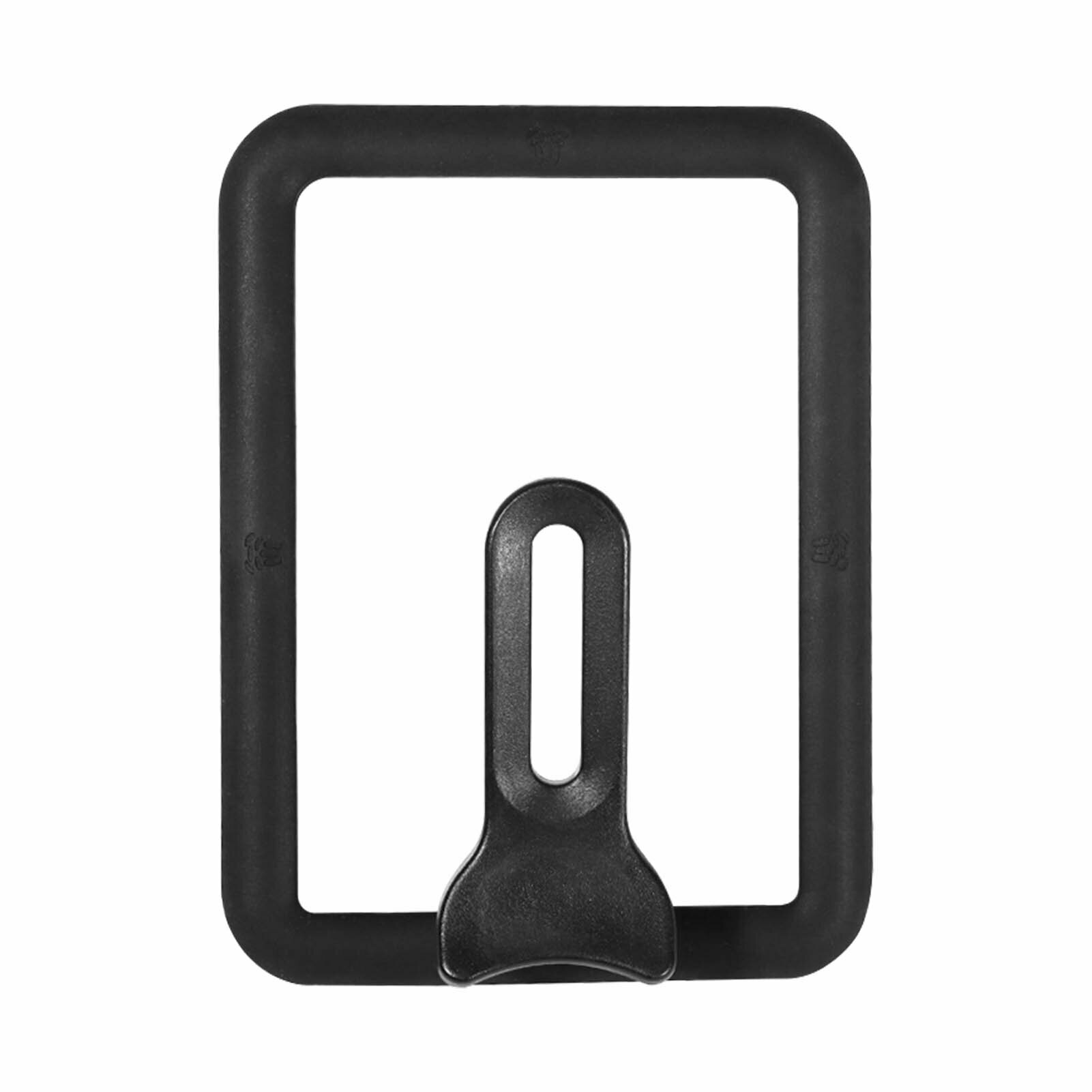 Черная прямоугольная стеклянная крышка для кастрюли, утолщенная силиконовая устойчивая крышка размером 5,9 x 7,1 дюйма для сковородок размером 15 x 18 см, видимая, термостойкая