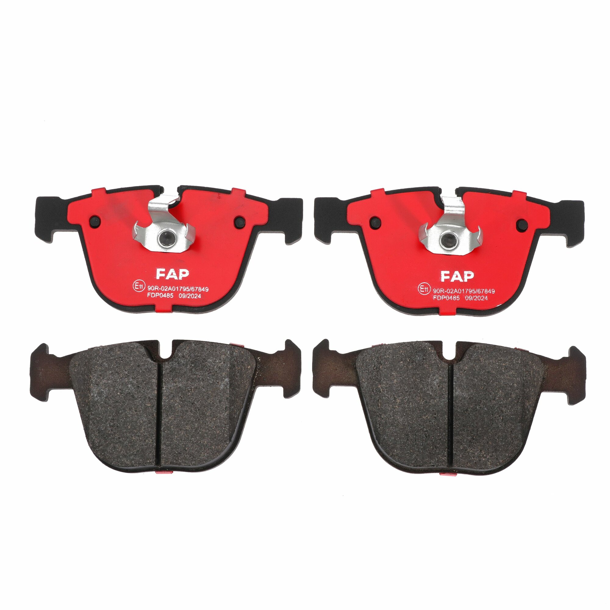 Колодкая тормозная задняя BMW 3 e90 e91 e92 5 e60 e61 e64 6 серия 7 series Бмв X5 X6; 34110301476, 34212284296 красные керамические