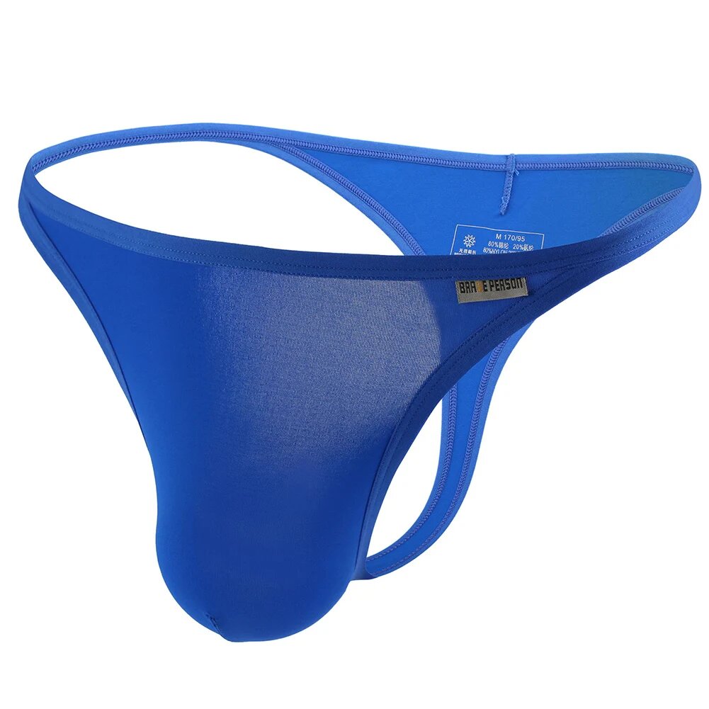 Мужские стринги Brave Person Синий, S, BP087-Darkblue