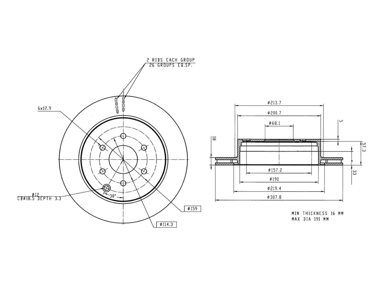 UNIO BRD-20231 (43206EB300) диск тормозной задний Nissan (Ниссан) Pathfinder (Патфайндер) (r51)