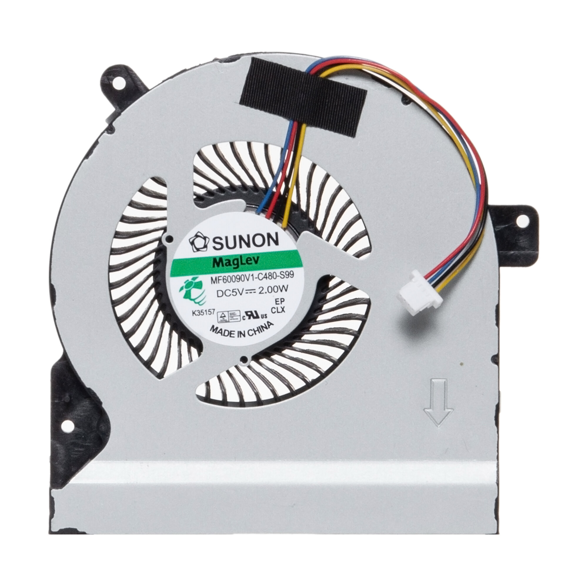 Кулер для ноутбука Asus ROG GL502VS / ROG GL502VY / MF75090V1-C550-S9A / 13NB0BJ0T06011 - вентилятор левый GPU