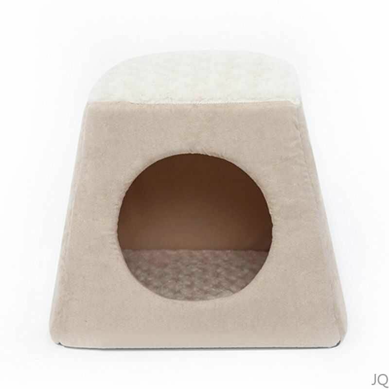 Кровати для питомников Cat Cave Warm House, совместимые с домашними спящими маленькими котятами, бежевые