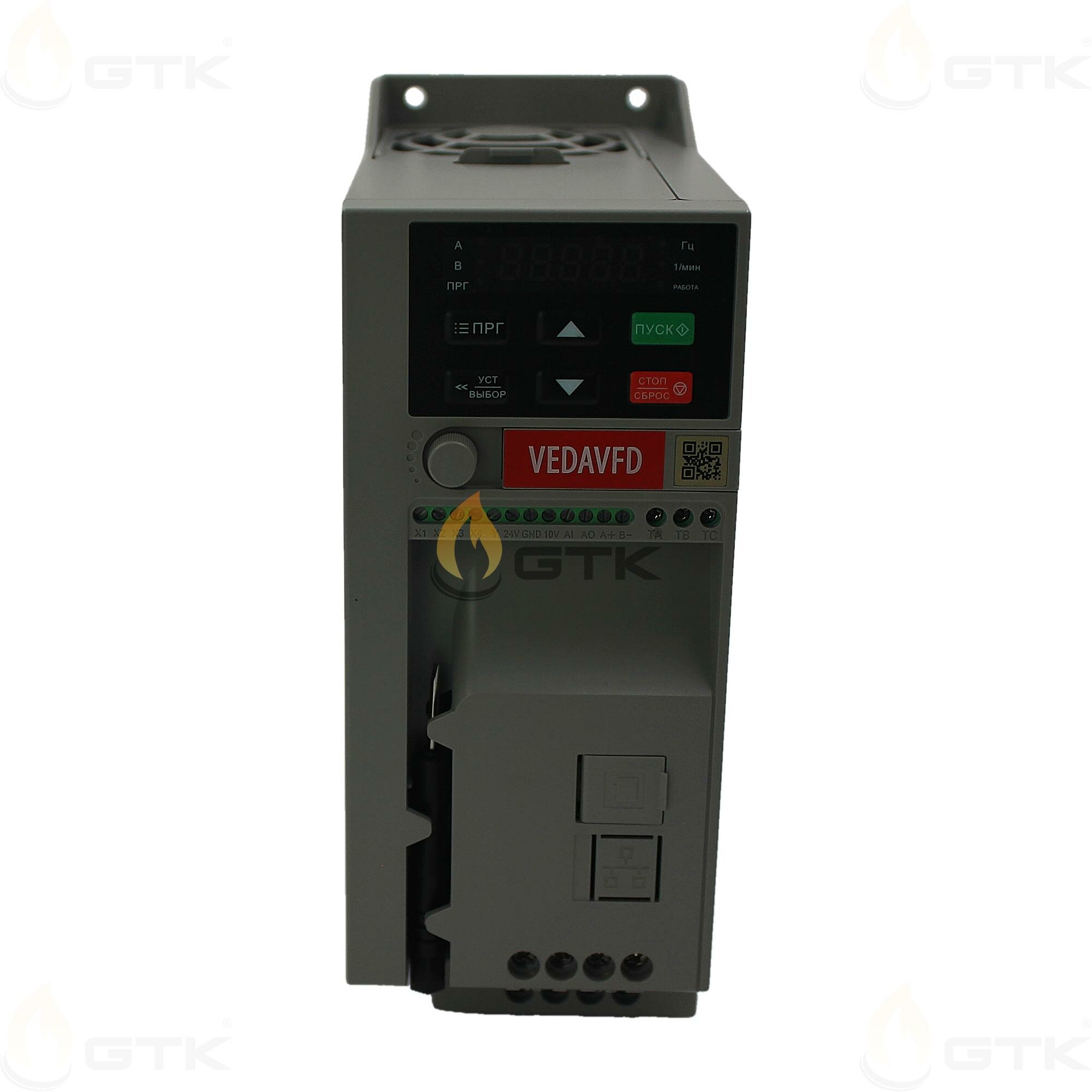 Частотный преобразователь VEDA VF-51-P1K5-0007-L5-S2-E20-B-H+PAN, арт. ABA00003