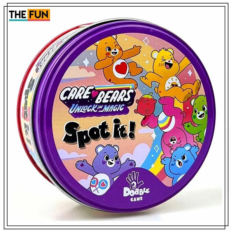 Настольная игра Доббль/ Дубль Spot it! Care Bears- отличное развлечение для всей семьи и забавный подарок на !