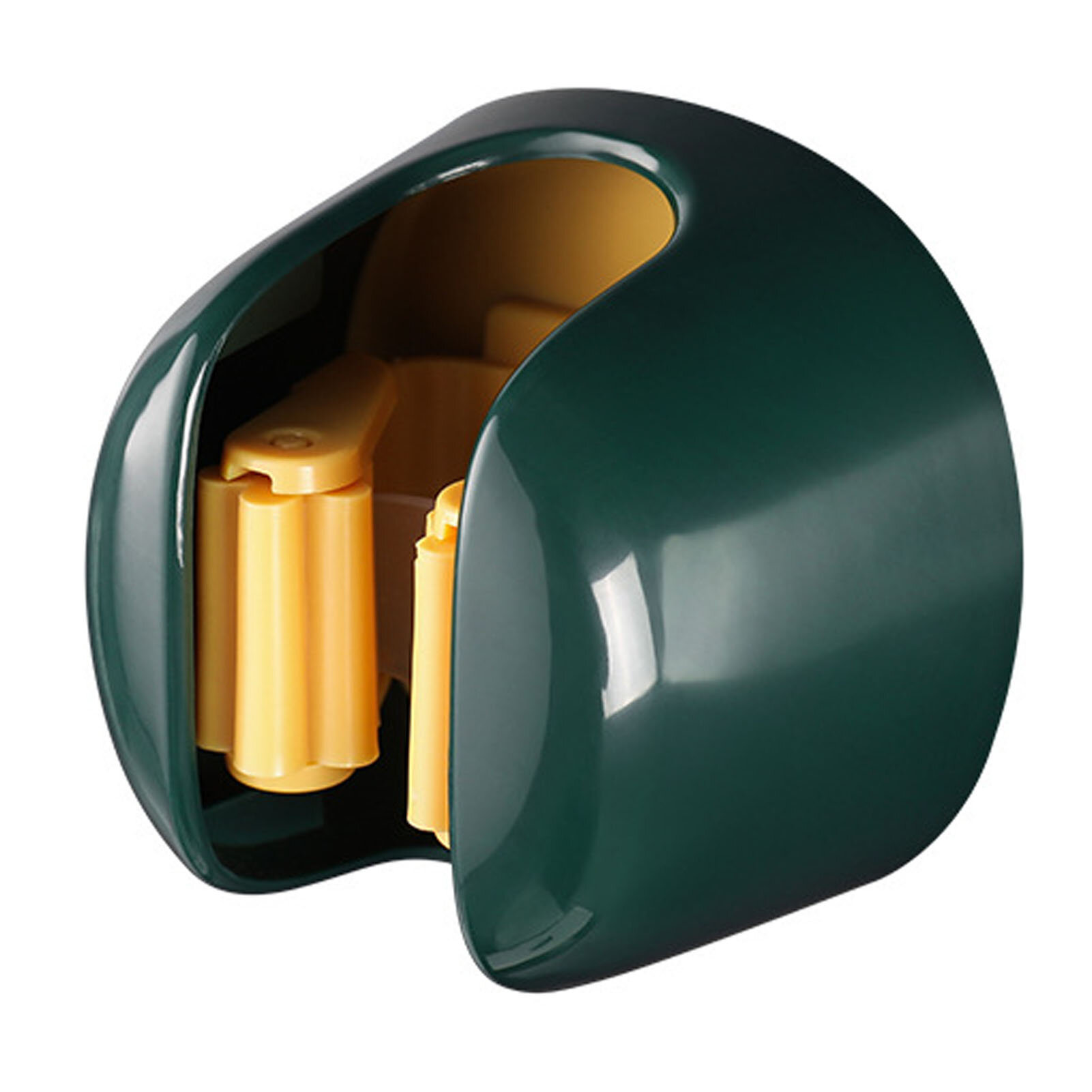 Держатель для швабры, настенное крепление без сверления, надежная фиксация, антипадающая вешалка для швабры, метлы для ванной комнаты, кухни, балкона, зеленая