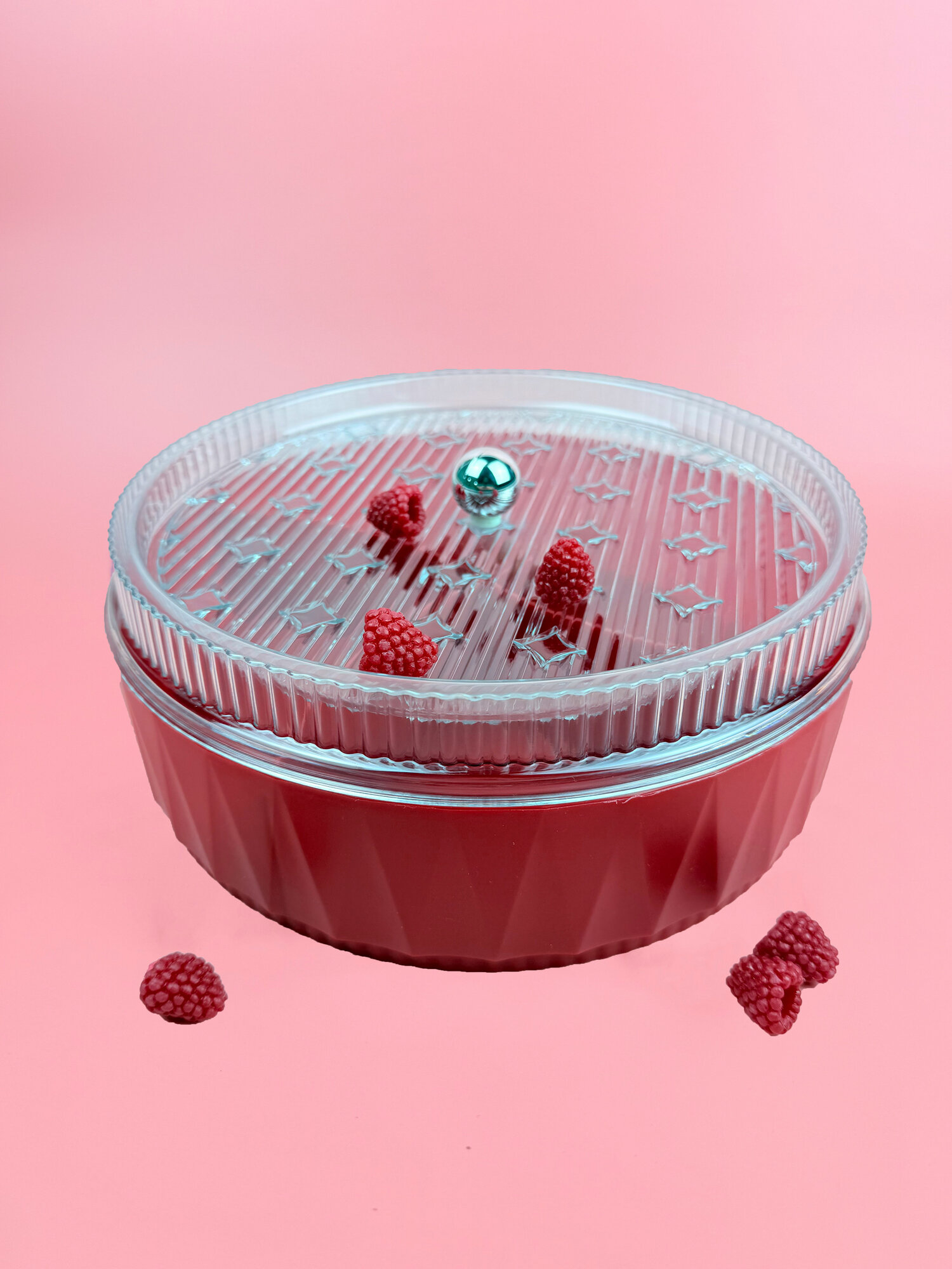 Менажница с крышкой 25см (пластик) цвет микс OLS-033А-9 Shanghai CO